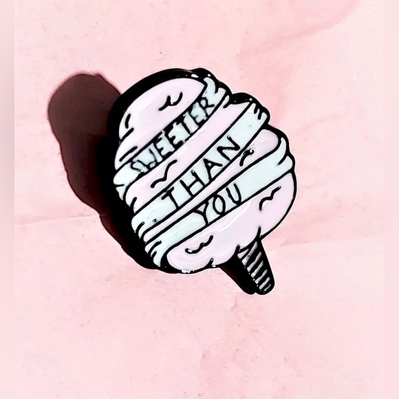 Jewelry | Sweeter Than You Cotton Candy Enamel Pin | Poshmark